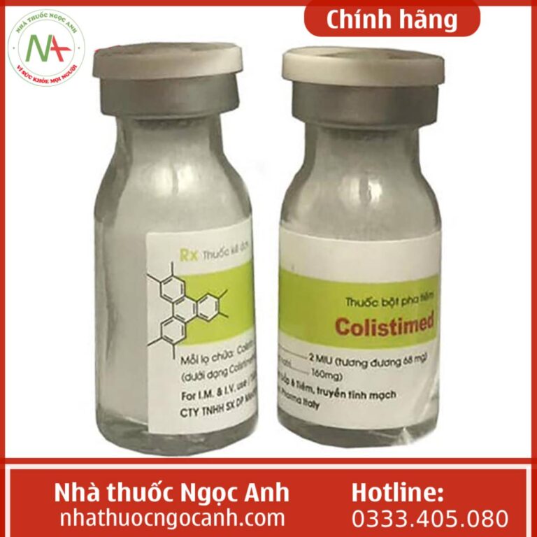 Thuốc Colistimed 2 MIU là thuốc gì, giá bao nhiêu, mua ở đâu?