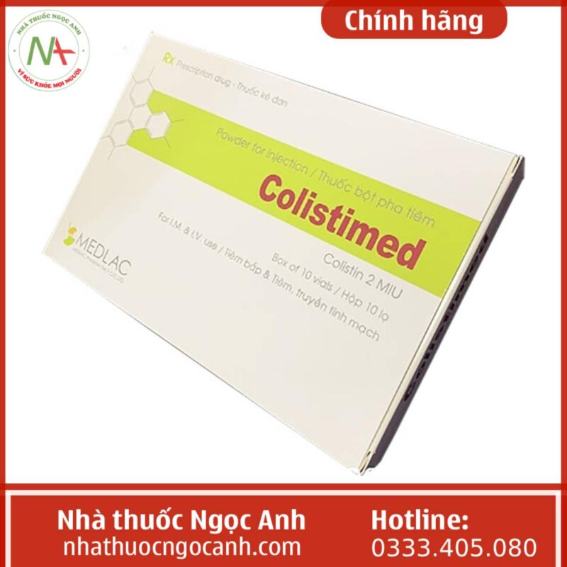 Thuốc Colistimed 2 MIU là thuốc gì, giá bao nhiêu, mua ở đâu?