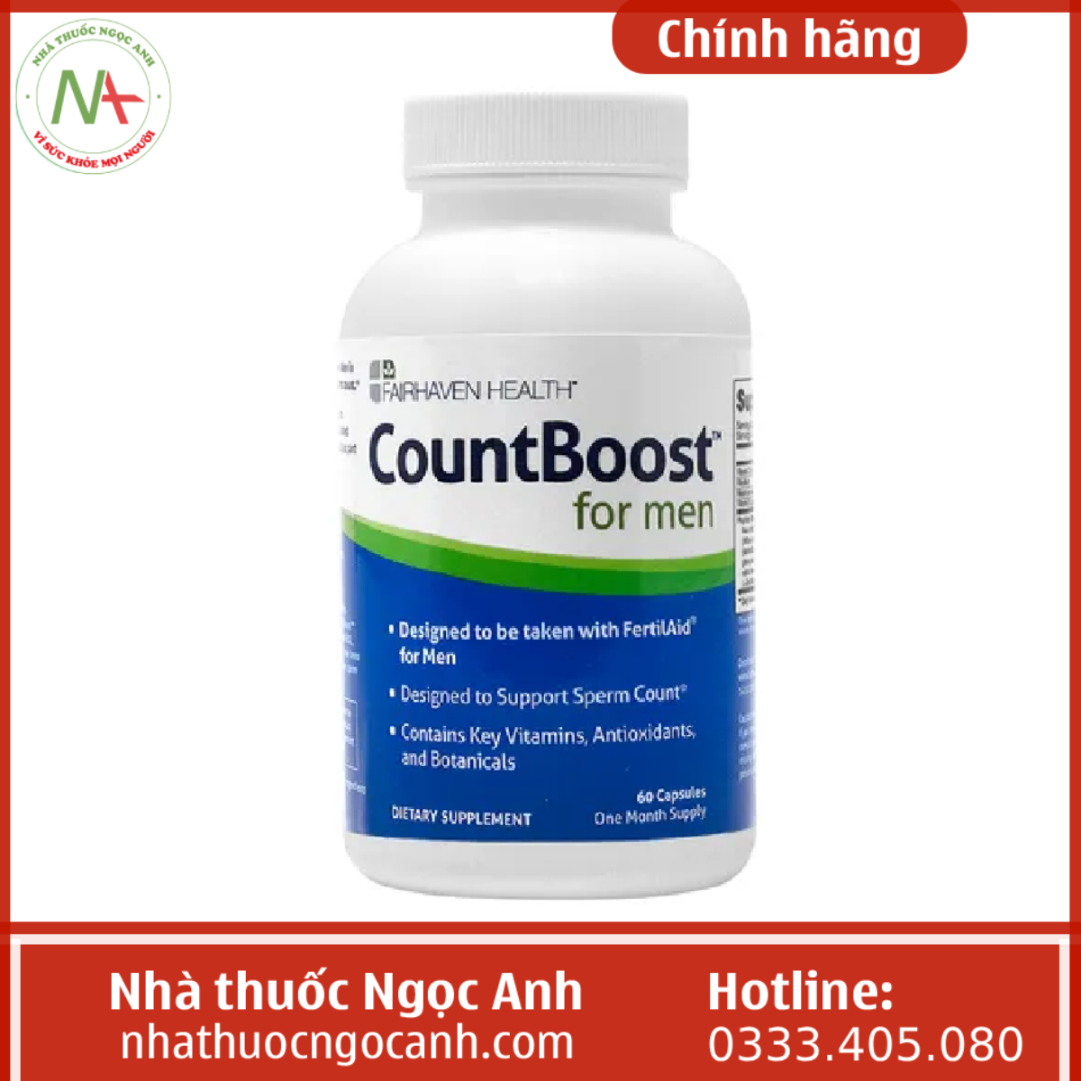 Thuốc CountBoost For Men là thuốc gì, giá bao nhiêu? Mua ở đâu?