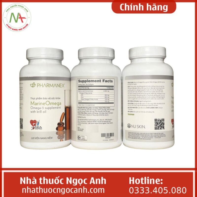 Thuốc Marine Omega Pharmanex chính hãng, giá bao nhiêu, mua ở đâu