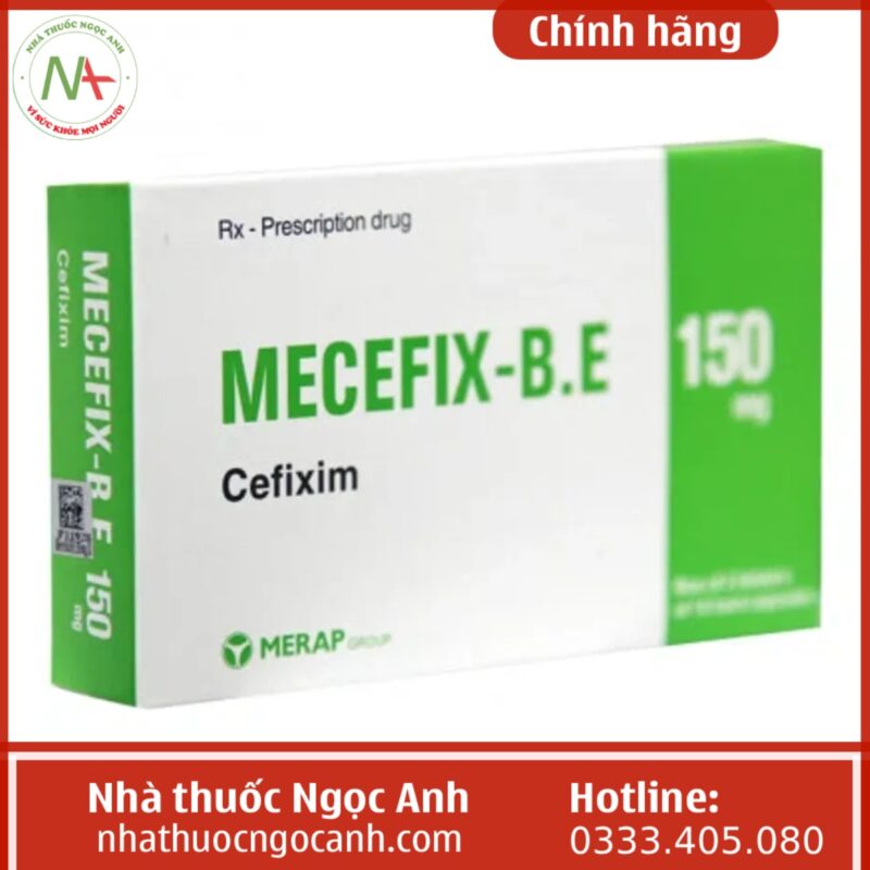 Thuốc Mecefix - B.E 150mg là thuốc gì, có tác dụng gì, giá bao nhiêu ...