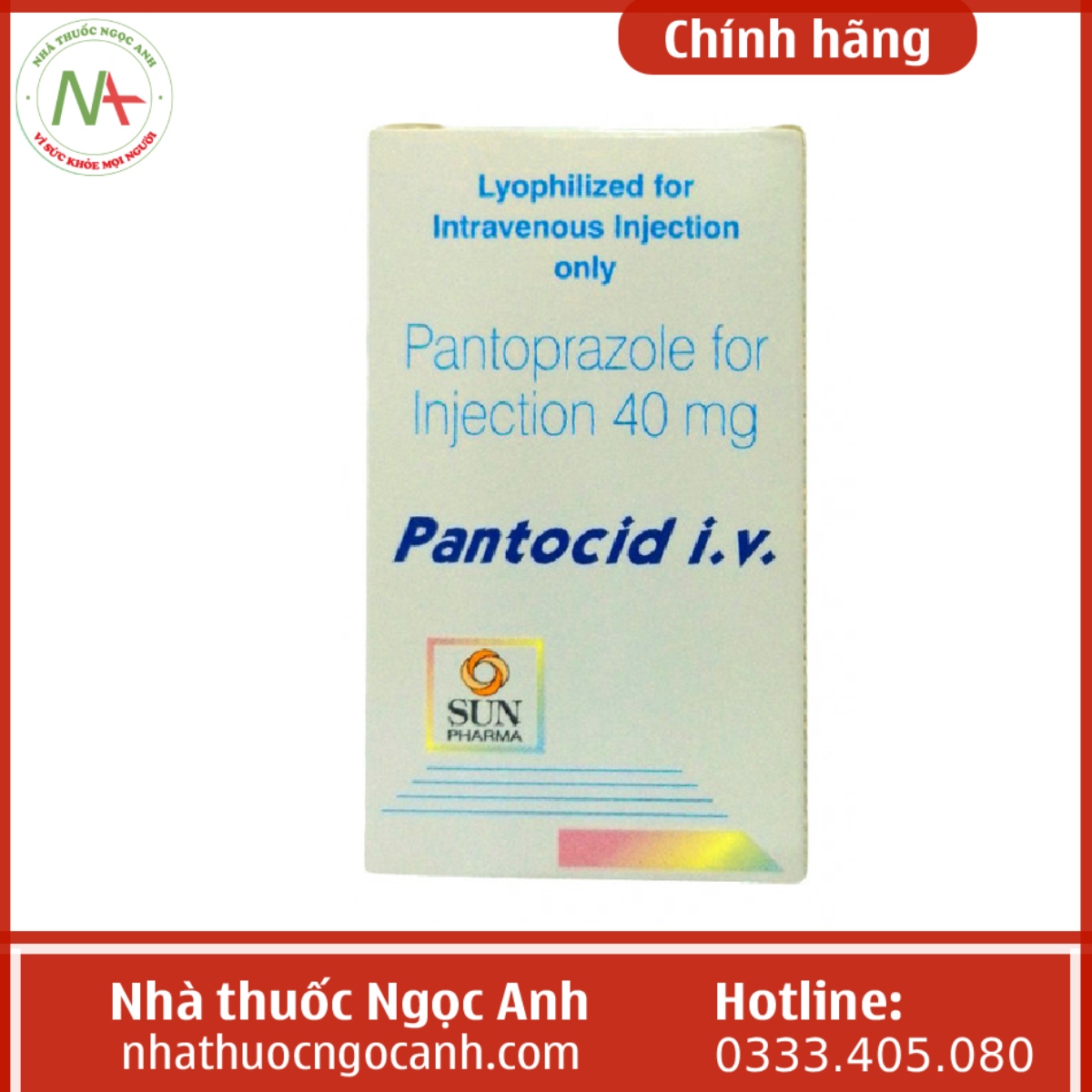 Thuốc Pantocid I.V Sun Pharma có tác dụng gì, giá bao nhiêu, mua ở đâu?