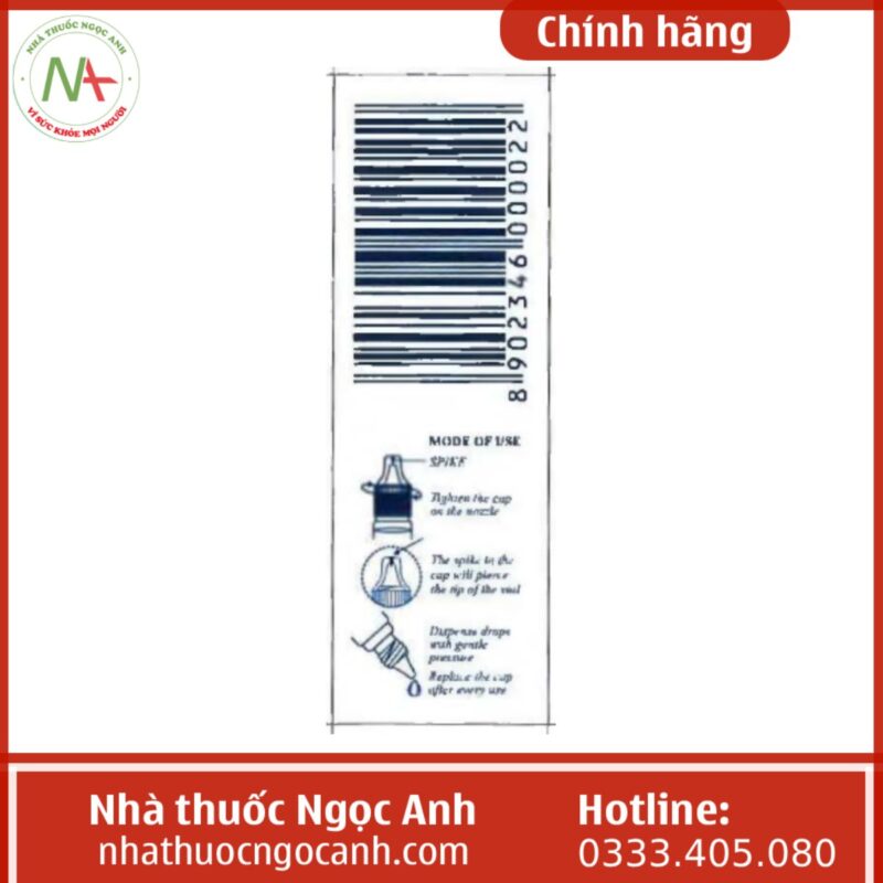 Thuốc Allercrom Eye Drops có tác dụng gì? giá bao nhiêu? mua ở đâu