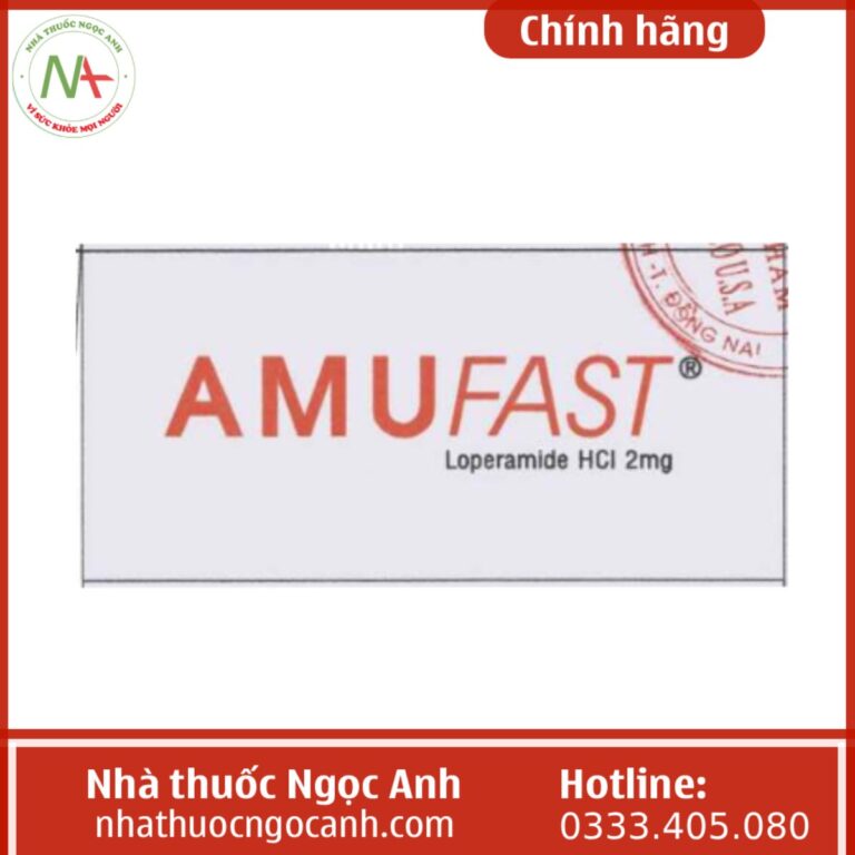 Thuốc Amufast có tác dụng gì? Giá bao nhiêu? Mua ở đâu