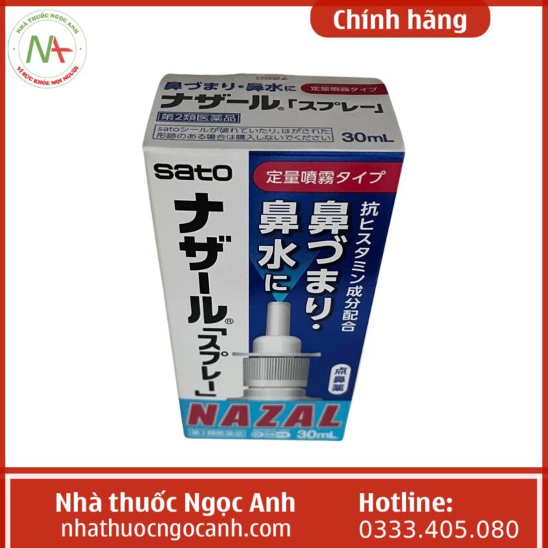 Thuốc xịt mũi Nazal Nhật có tốt không, giá bao nhiêu, mua ở đâu