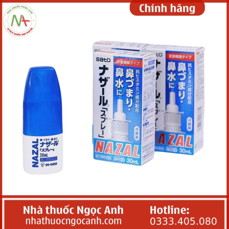Thuốc xịt mũi Nazal Nhật có tốt không, giá bao nhiêu, mua ở đâu