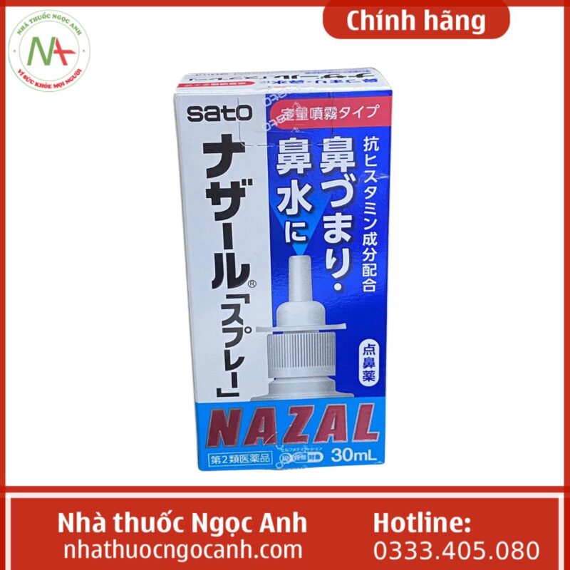 Thuốc xịt mũi Nazal Nhật có tốt không, giá bao nhiêu, mua ở đâu