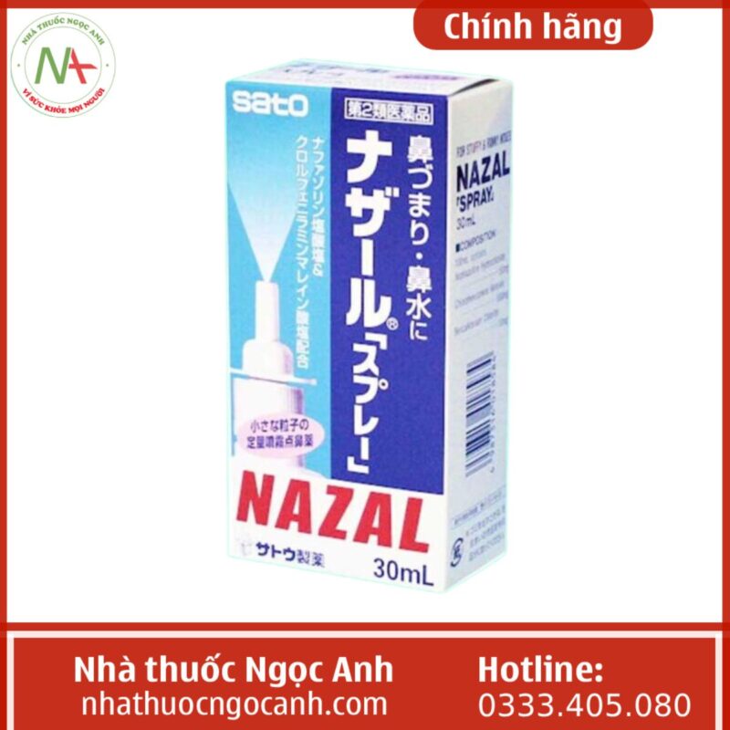 Thuốc xịt mũi Nazal Nhật có tốt không, giá bao nhiêu, mua ở đâu