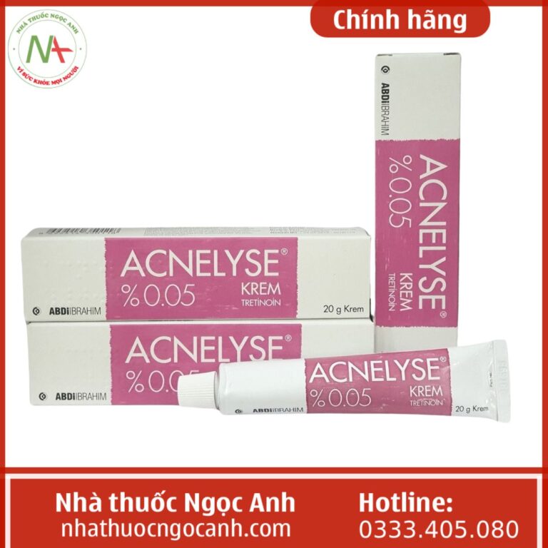 Kem trị mụn Acnelyse Krem Tretinoin 0.05% của nước nào, giá bao nhiêu ...