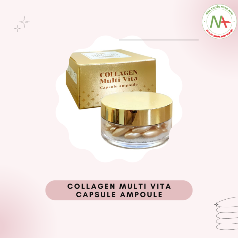 Collagen Multi Vita Capsule Ampoule công dụng gì, cách sử dụng, có tốt ...