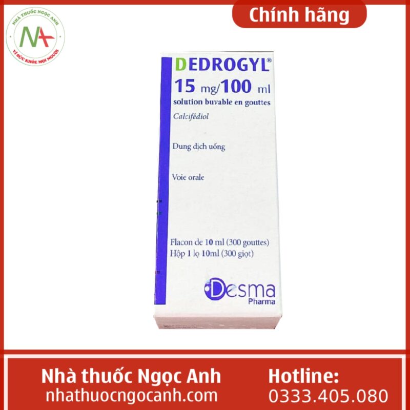 Dedrogyl 15mg/100ml là thuốc gì, uống khi nào, giá bao nhiêu, cách dùng?
