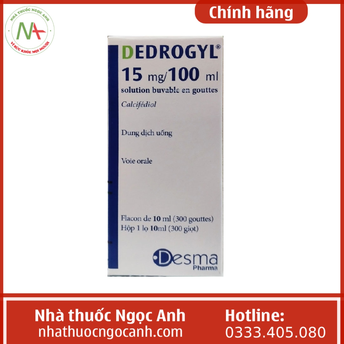 Dedrogyl 15mg/100ml là thuốc gì, uống khi nào, giá bao nhiêu, cách dùng?