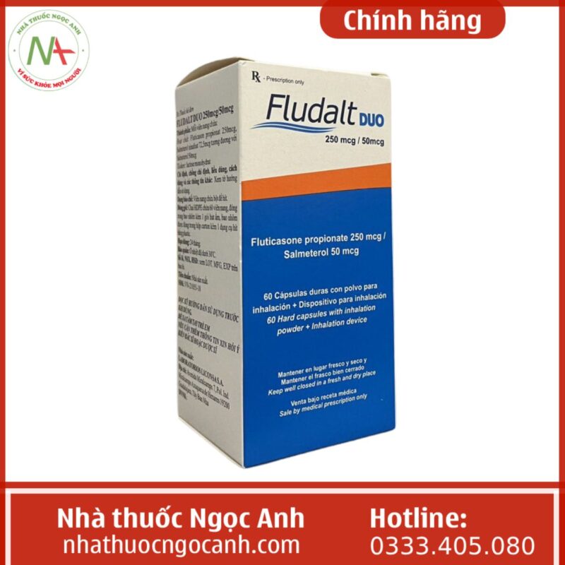 Thuốc Fludalt Duo 250mcg/50mcg có tác dụng gì, giá bao nhiêu, mua ở đâu?