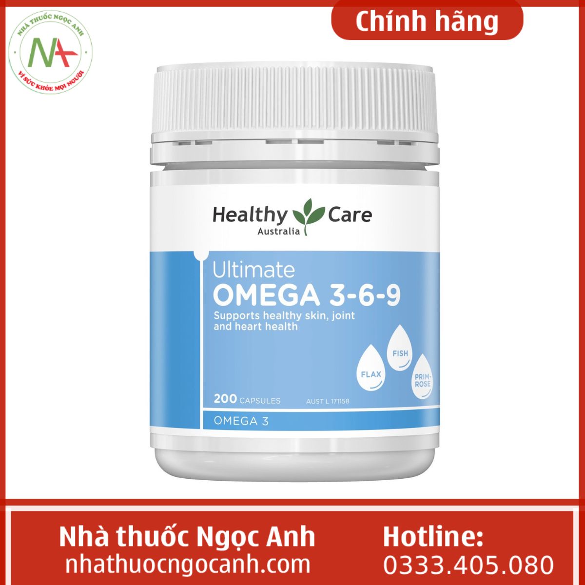 Thuốc Healthy Care Ultimate Omega 3-6-9 có tốt không, giá bao nhiêu ...