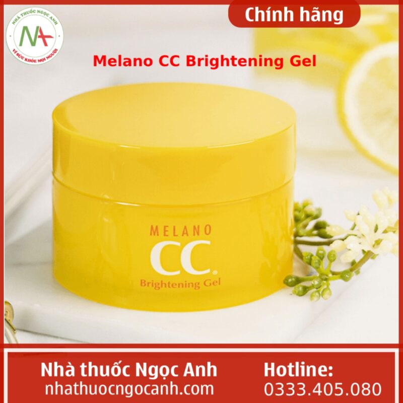 Gel dưỡng da Melano CC Brightening có tốt không, review, cách sử dụng?