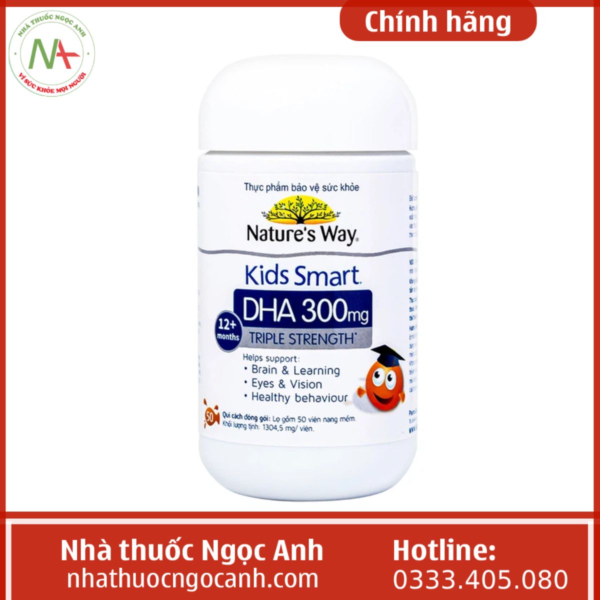 Thuốc Nature's Way Kids Smart DHA 300mg có tốt không, giá bao nhiêu ...