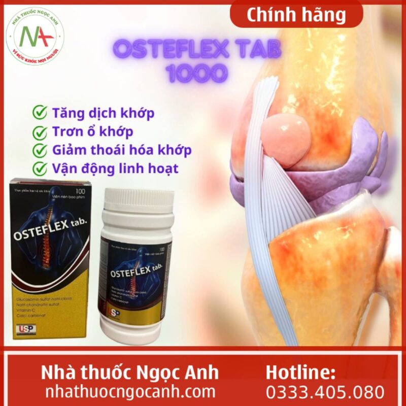 Thuốc Osteflex Tab có công dụng gì, giá bao nhiêu, mua ở đâu?