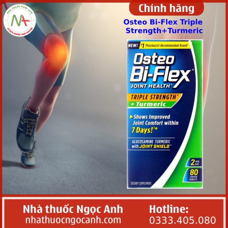 Thuốc Osteo Bi-Flex Triple Strength+Turmeric 80 viên có tác dụng gì, có ...