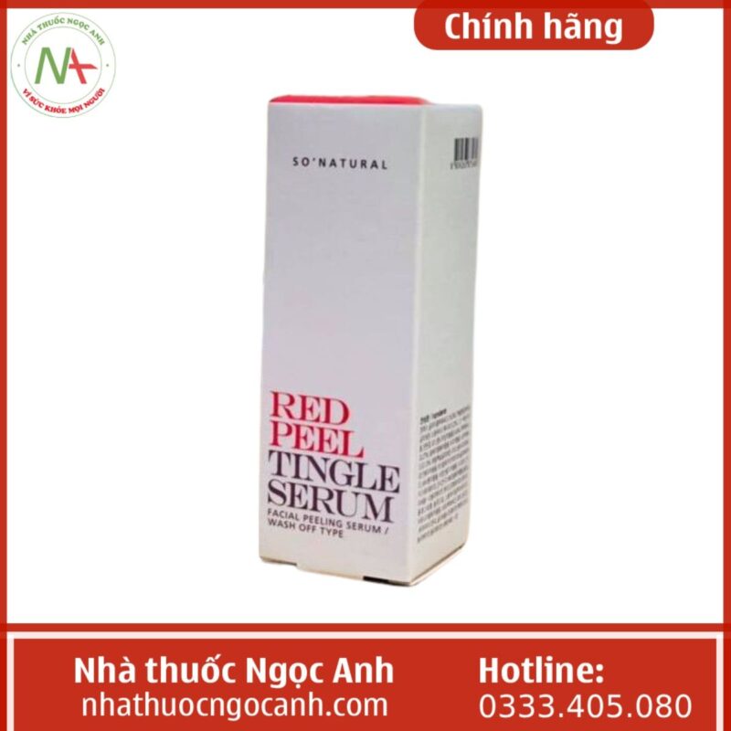 Cách sử dụng Red Peel Tingle Serum 35ml, sử dụng trong bao lâu, giá bao ...