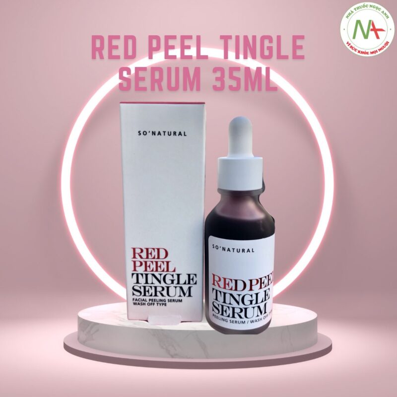 Cách sử dụng Red Peel Tingle Serum 35ml, sử dụng trong bao lâu, giá bao ...