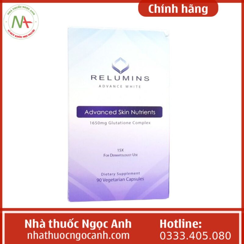 Thuốc Relumins Advance White 1650mg có tốt không, giá bao nhiêu, mua ở đâu?