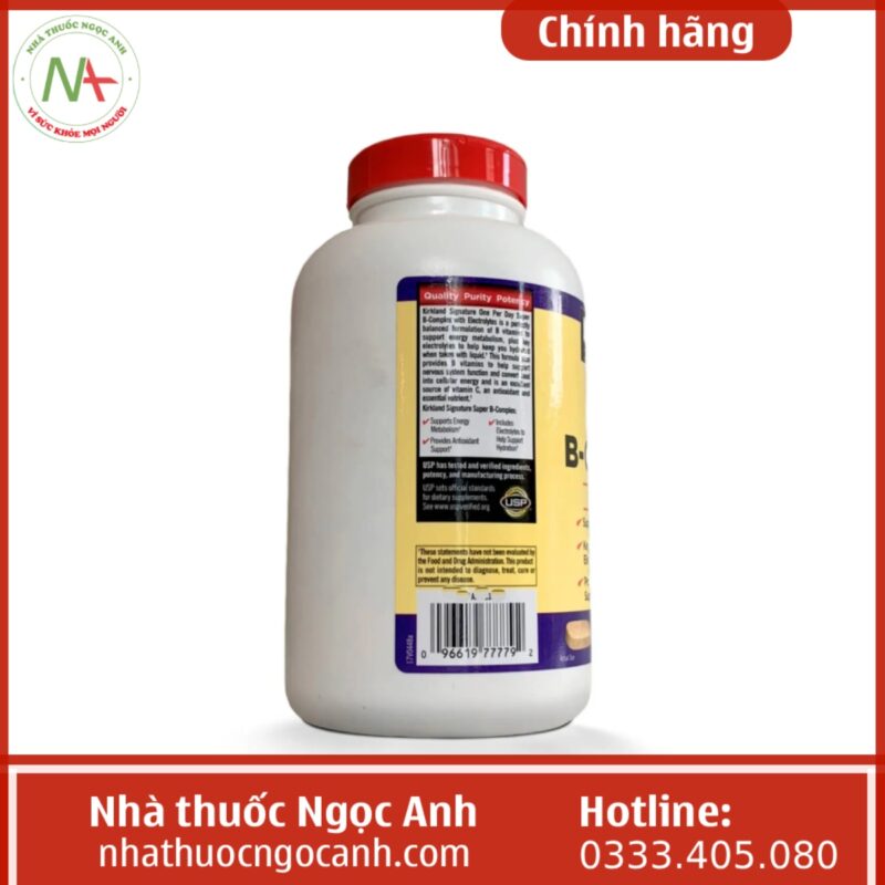 Super B-Complex with Electrolytes Kirkland công dụng gì, giá bao nhiêu ...
