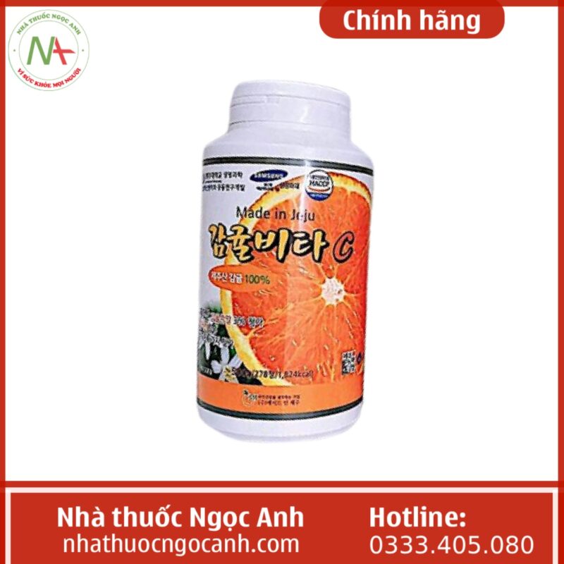Viên ngậm Vitamin C Jeju Hàn Quốc (278 viên) có tác dụng gì, cách sử dụng?