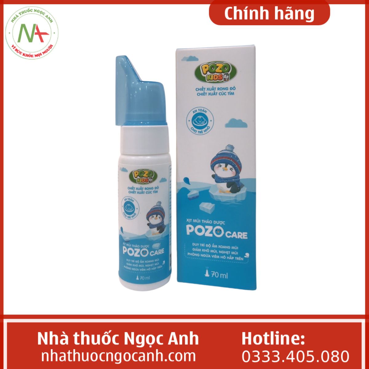 Xịt mũi thảo dược Pozo Care cho bé có tốt không, giá bao nhiêu, mua ở đâu?
