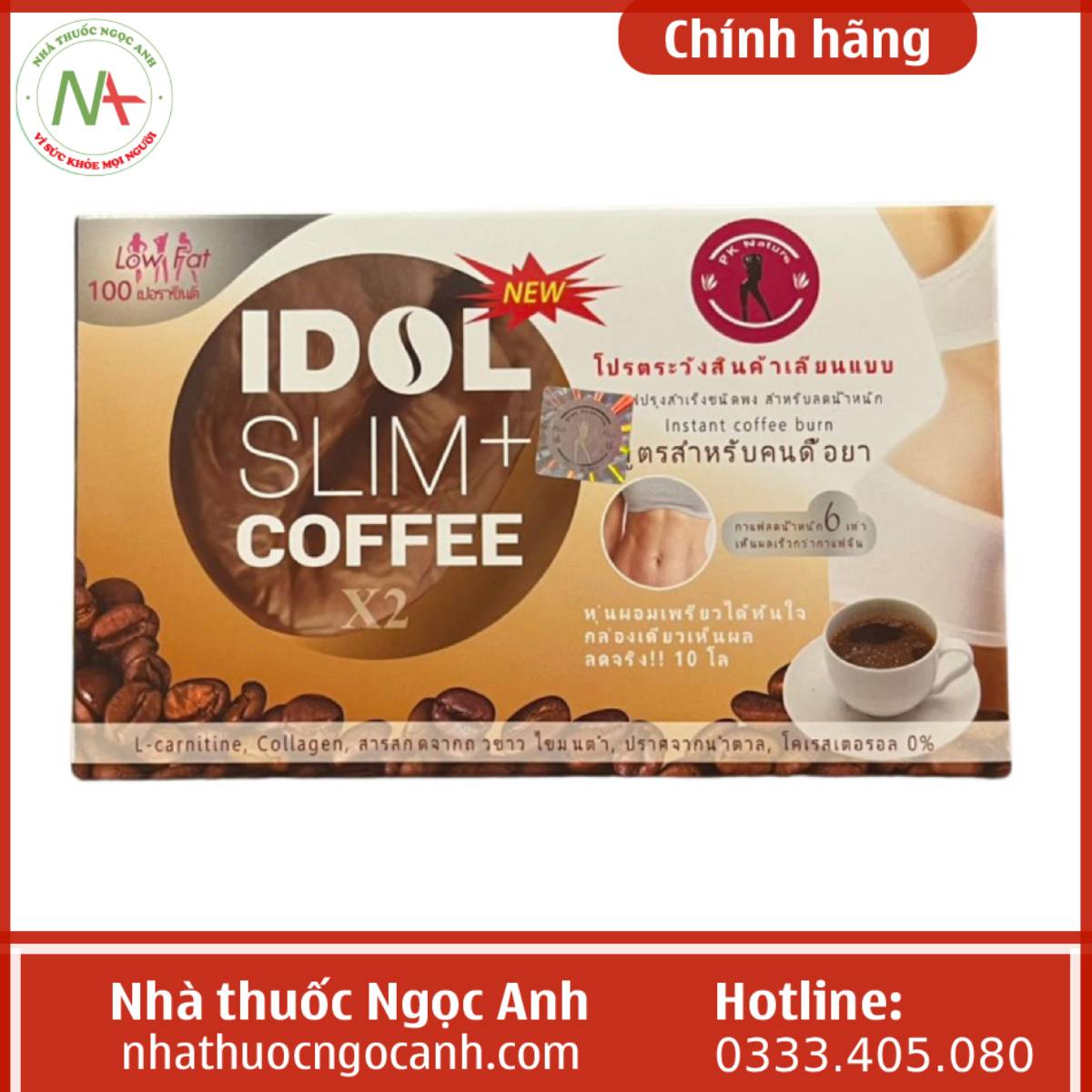 Thuốc Idol Slim + Coffee X2 có tốt không? giá bao nhiêu? mua ở đâu