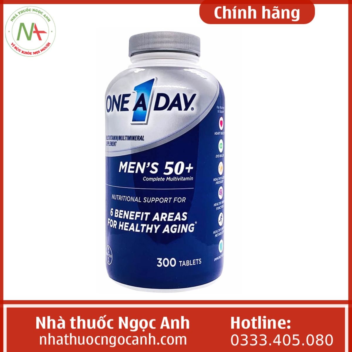 Thuốc One One A Day Men 50+ có tác dụng gì, giá bao nhiêu, mua ở đâu