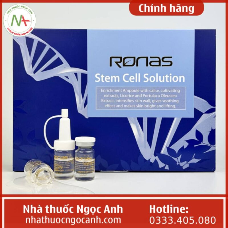 Tế bào gốc Ronas Stem Cell Solution giá bao nhiêu? mua ở đâu