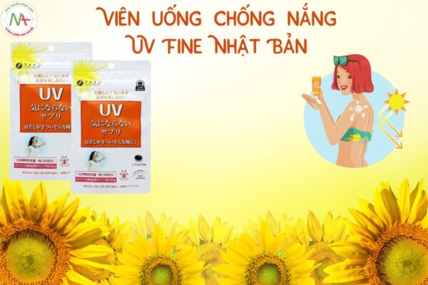 Viên uống UV Fine Nhật Bản review, giá bao nhiêu, mua ở đâu