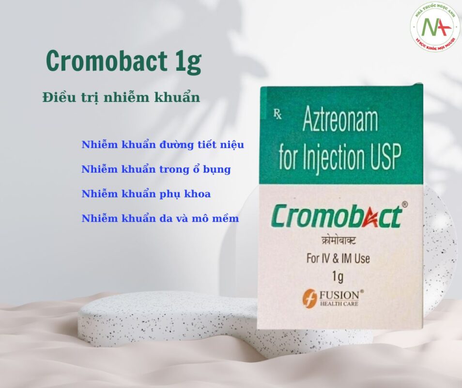 Thuốc kháng sinh Cromobact 1g giá bao nhiêu, mua ở đâu?