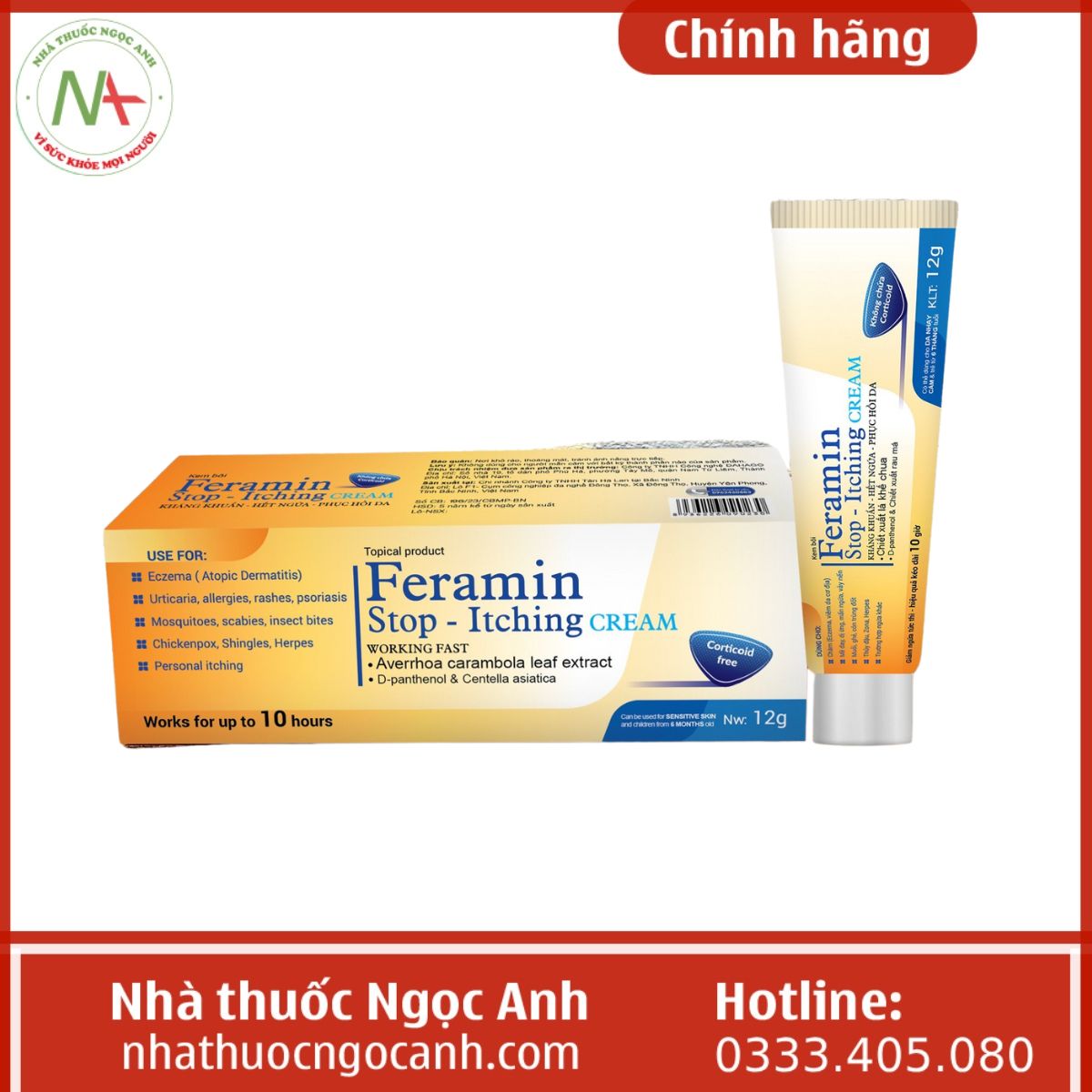 Kem bôi Feramin có tốt không, giá bao nhiêu? Mua ở đâu?