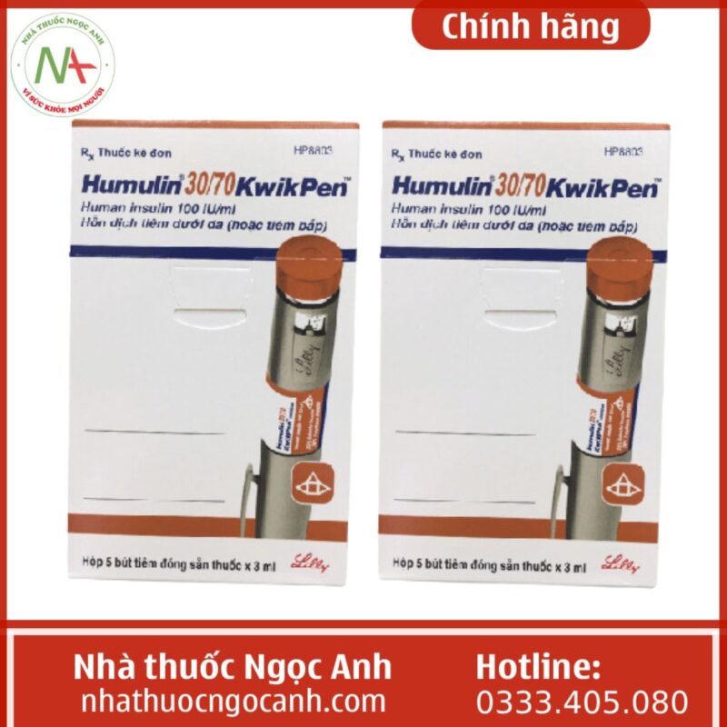 Thuốc Humulin 30/70 Kwikpen là thuốc gì, giá bao nhiêu, là loại insulin ...