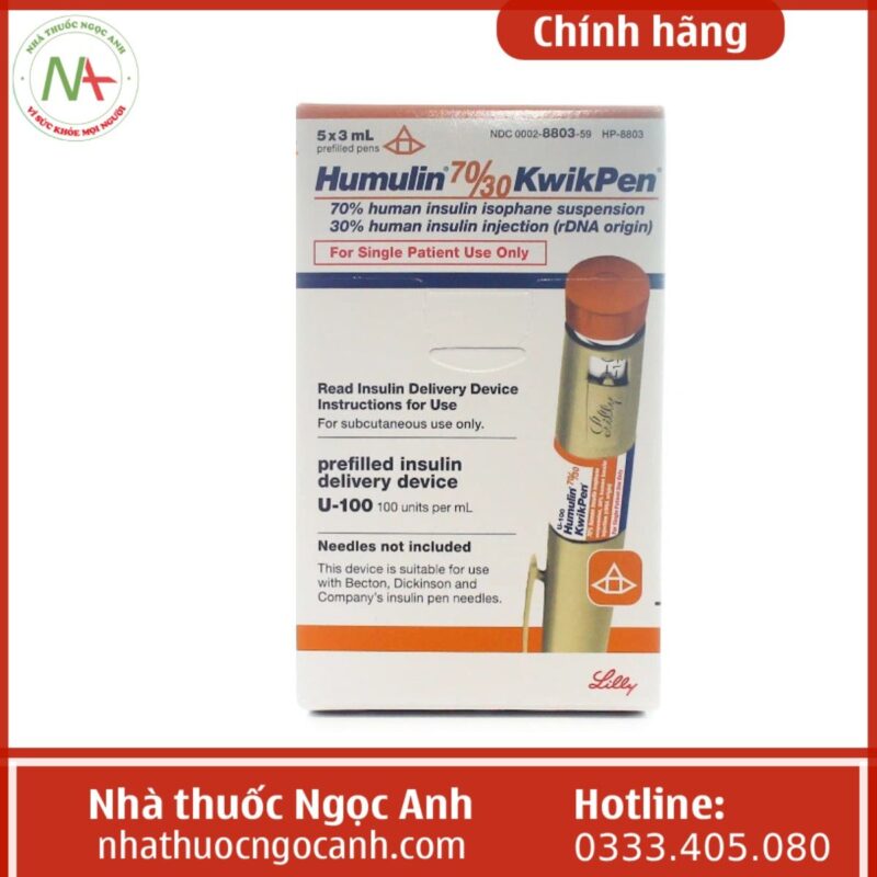 Thuốc Humulin 30/70 Kwikpen là thuốc gì, giá bao nhiêu, là loại insulin ...