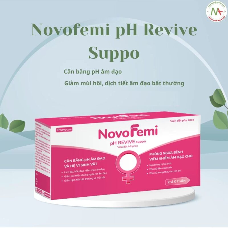Viên đặt Novofemi pH Revive Suppo có tốt không, giá bao nhiêu?
