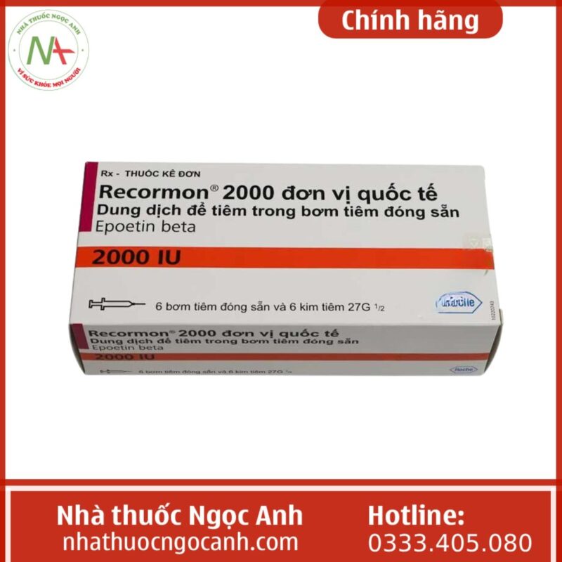 Thuốc Recormon 2000IU là thuốc gì, có tác dụng gì, giá bao nhiêu?