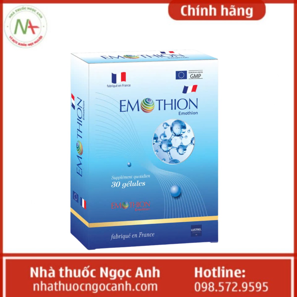 Viên uống Emothion hỗ trợ tăng cường sức khỏe, chống oxy hóa