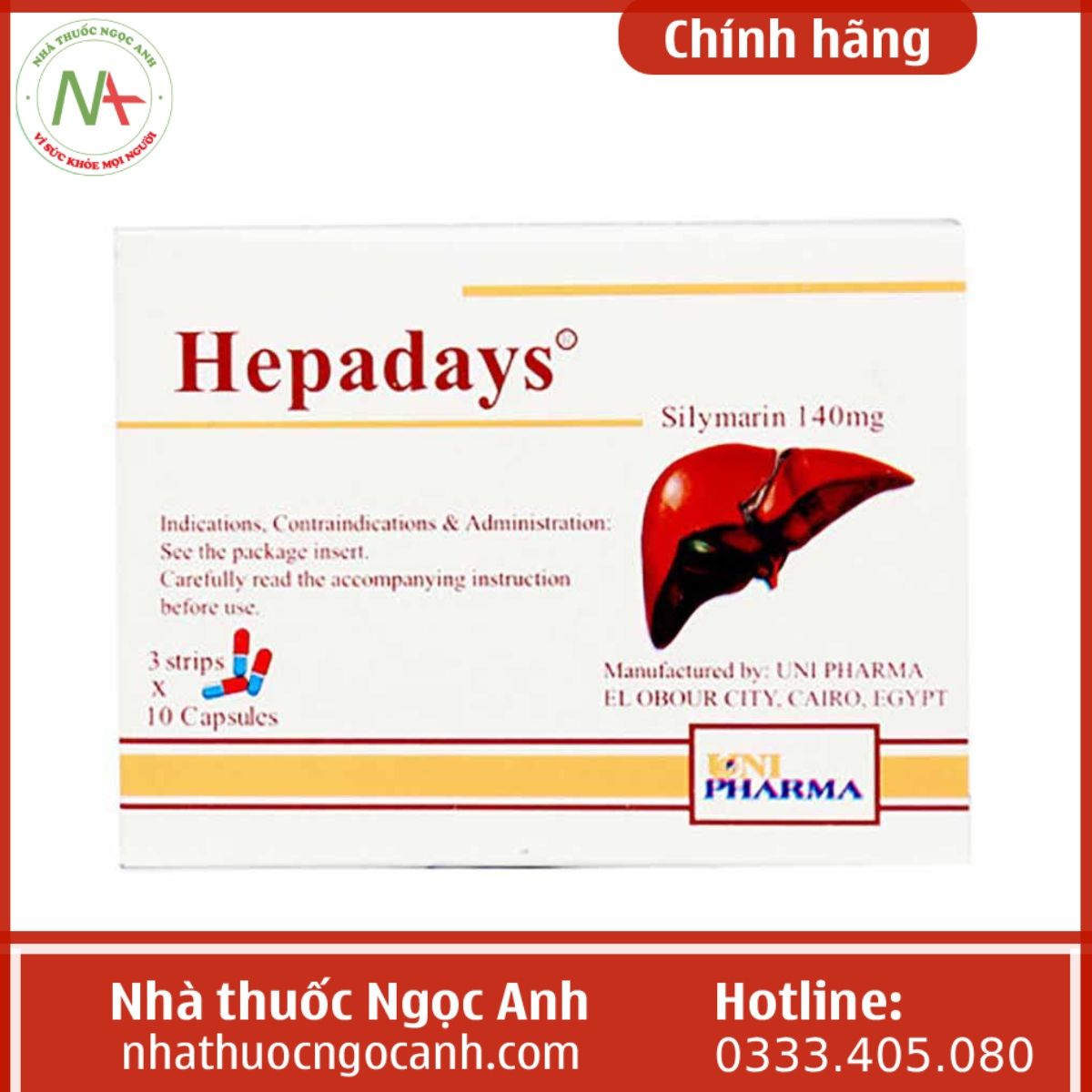 Thuốc Hepadays là thuốc gì, giá bao nhiêu, mua ở đâu
