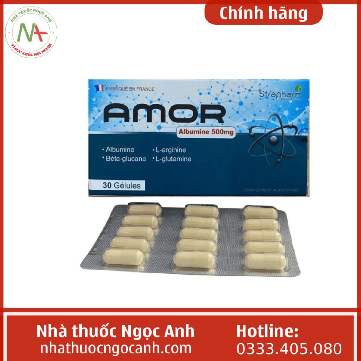 Amor Strapharm có tốt không, có tác dụng gì, giá bao nhiêu, mua ở đâu?