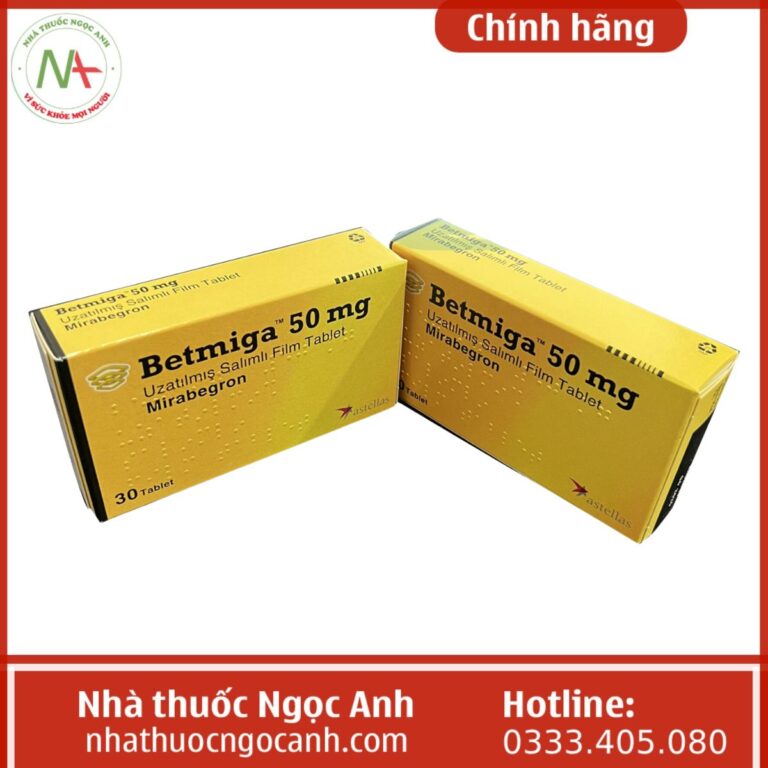 Thuốc Betmiga 50mg là thuốc gì, có tác dụng gì, giá bao nhiêu, mua ở đâu?