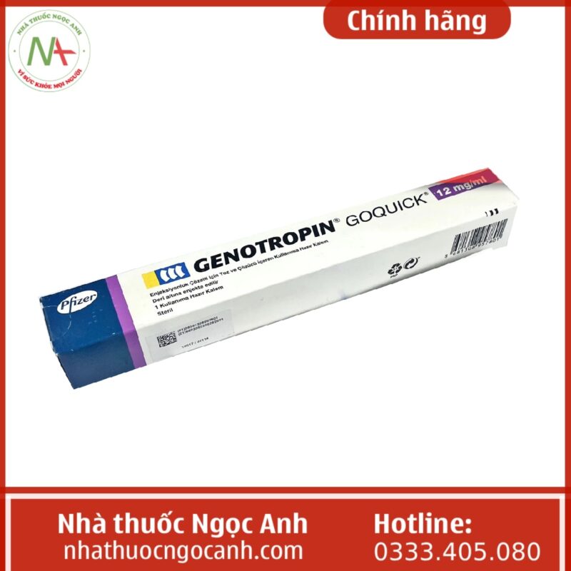 Thuốc Genotropin Goquick 12mg/ml có tác dụng gì, giá bao nhiêu, mua ở đâu?