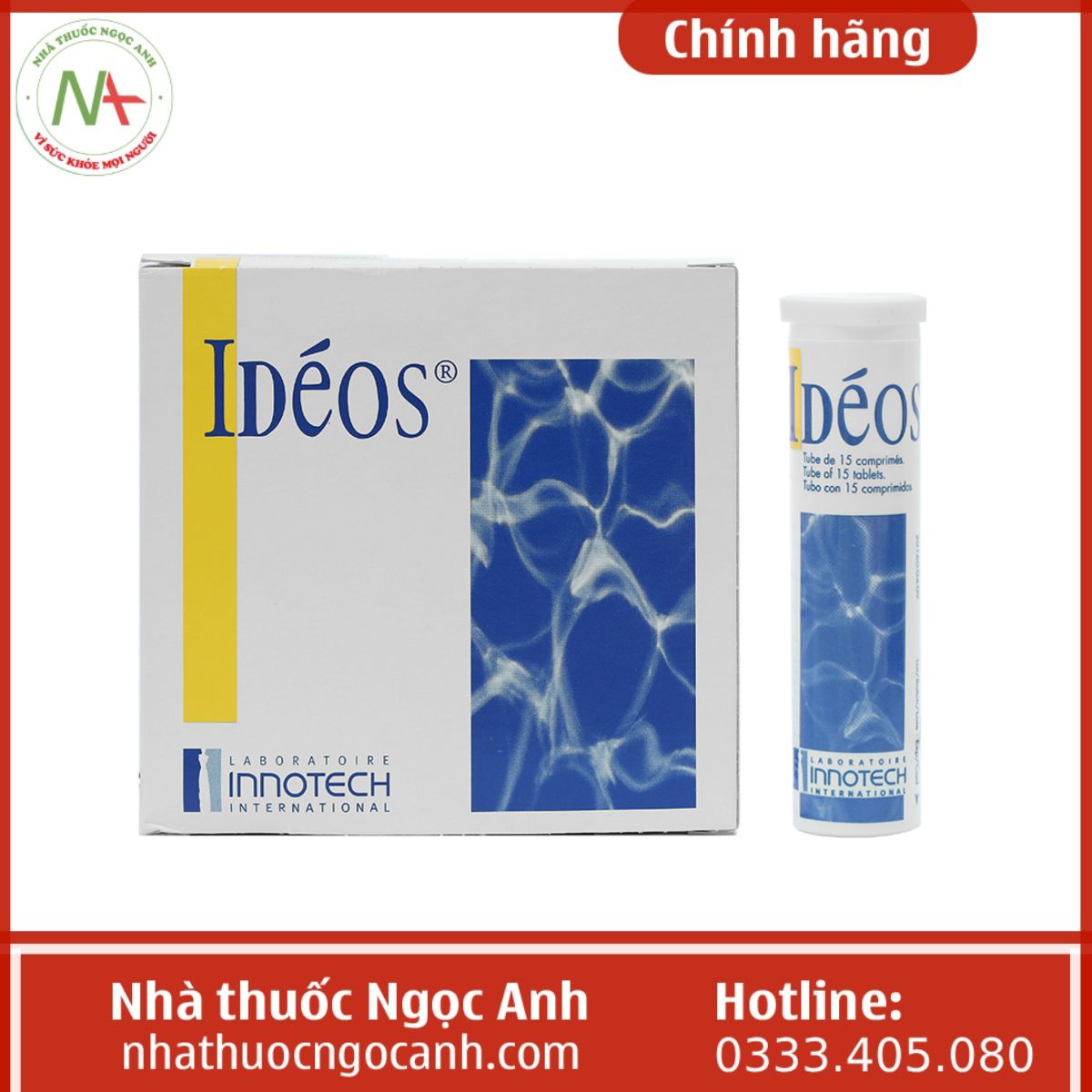 Thuốc Ideos 500mg/400IU là thuốc gì, cách dùng, điều trị bệnh gì, giá ...