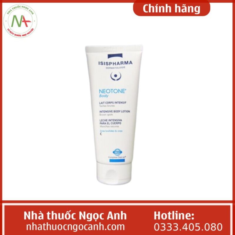 IsisPharma Neotone Body - Kem dưỡng trắng da toàn thân đến từ Pháp