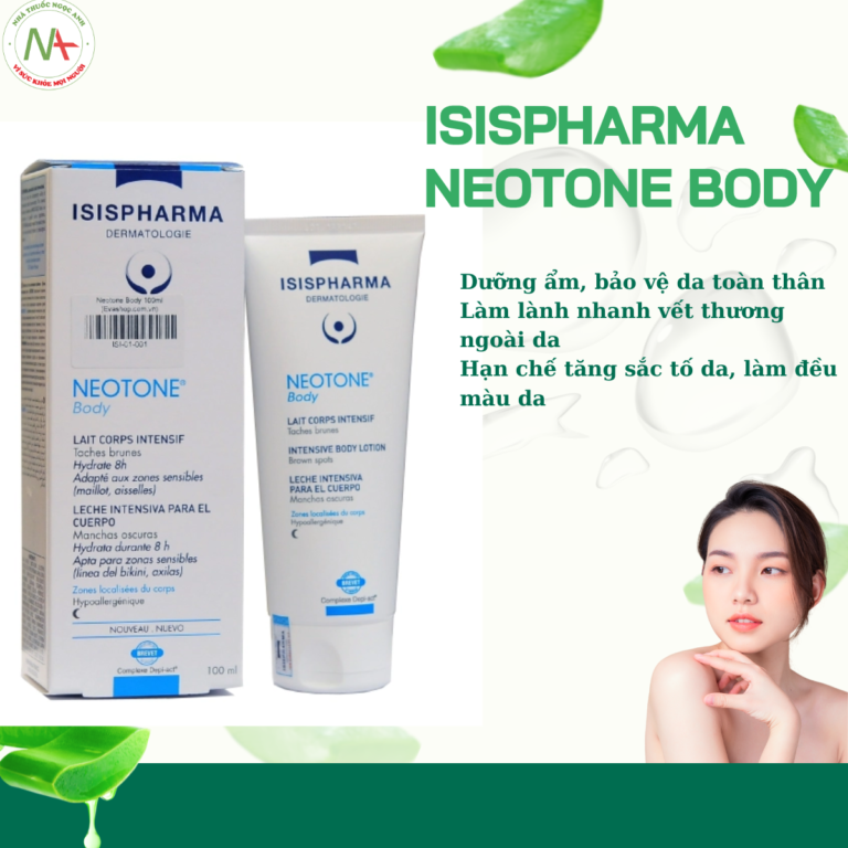 IsisPharma Neotone Body - Kem dưỡng trắng da toàn thân đến từ Pháp
