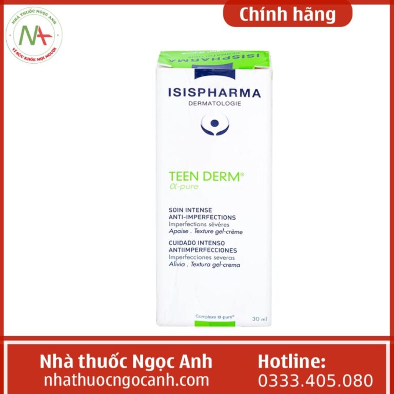 Review kem trị mụn IsisPharma Teen Derm Alpha-Pure có tốt không, giá ...