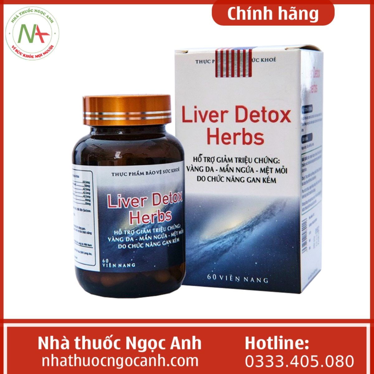 Liver Detox Herbs có tốt không, có tác dụng gì, giá bao nhiêu, mua ở đâu?