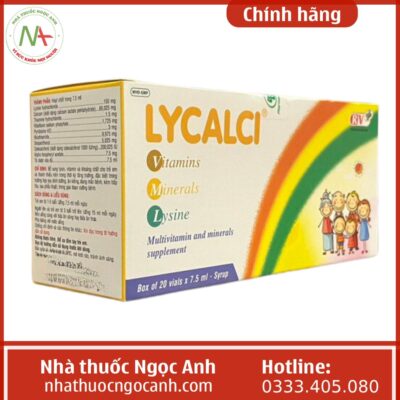 Thuốc Lycalci 7,5ml là thuốc gì, uống như thế nào, giá bao nhiêu, mua ở ...