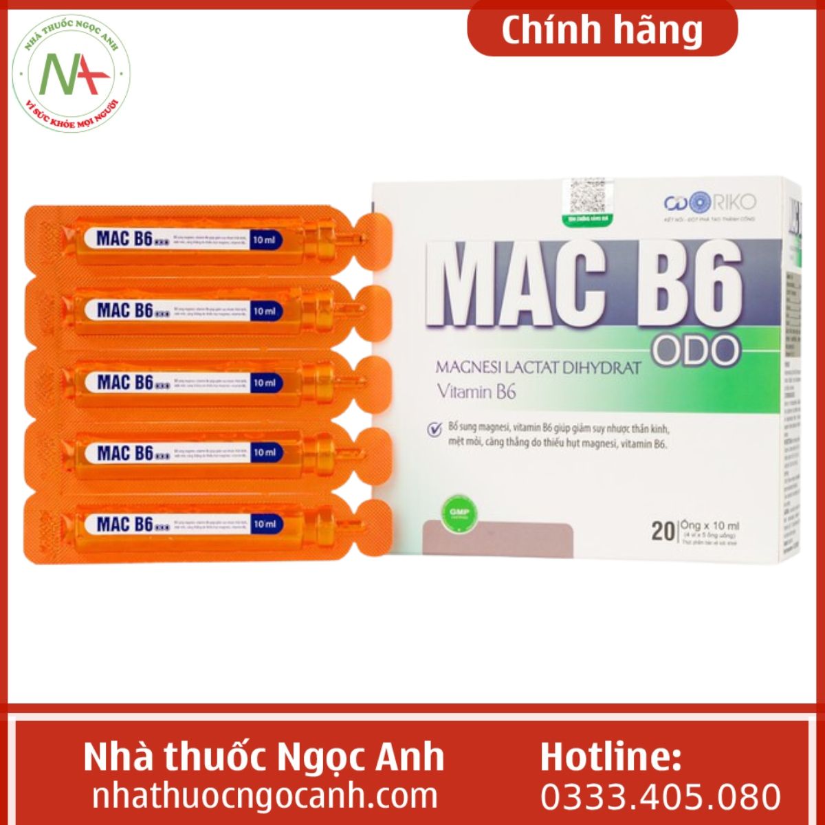 Mac B6 ODO có tốt không, có tác dụng gì, giá bao nhiêu, mua ở đâu?